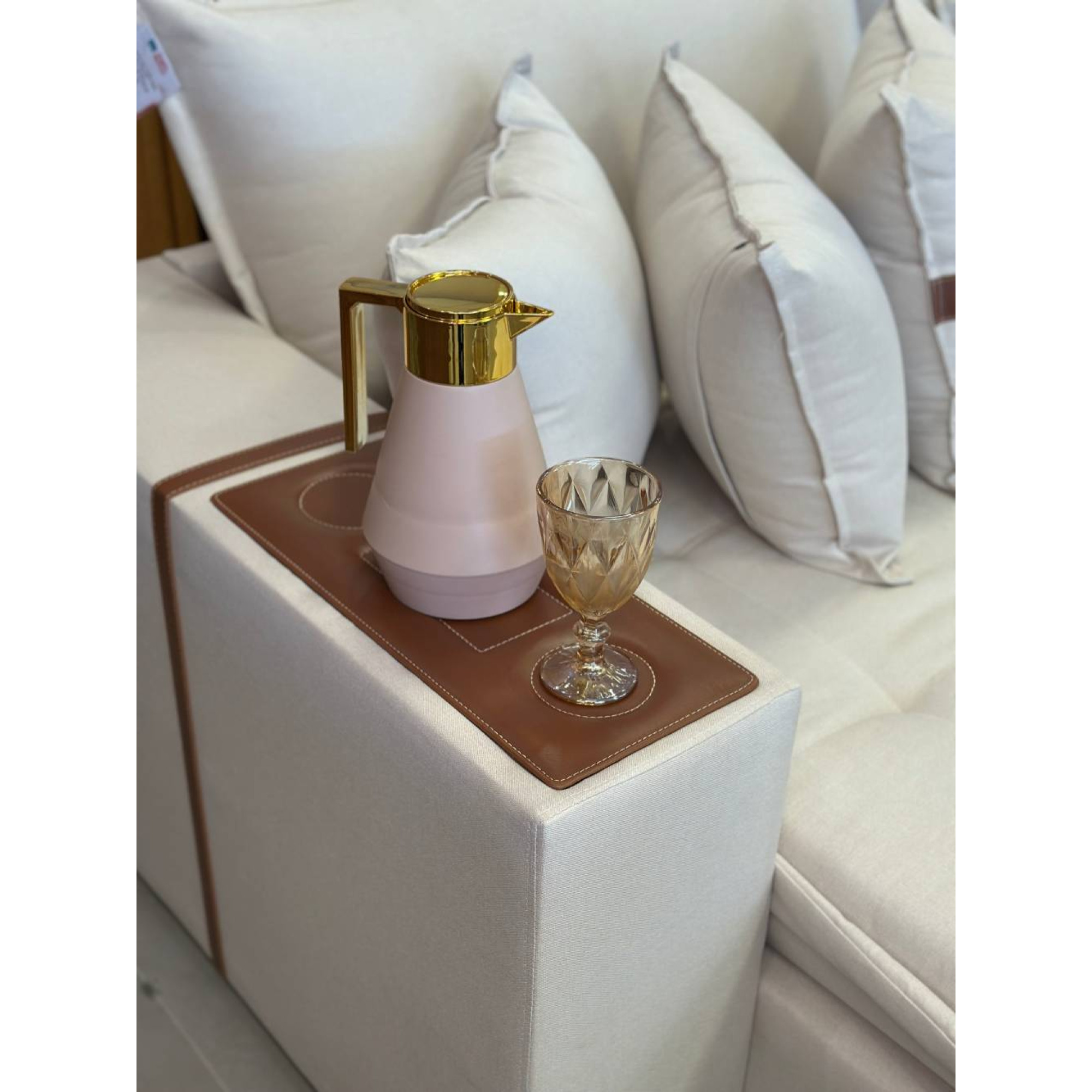 Sofá Retrátil e Reclinável Dior 2,38m - Linho Bege