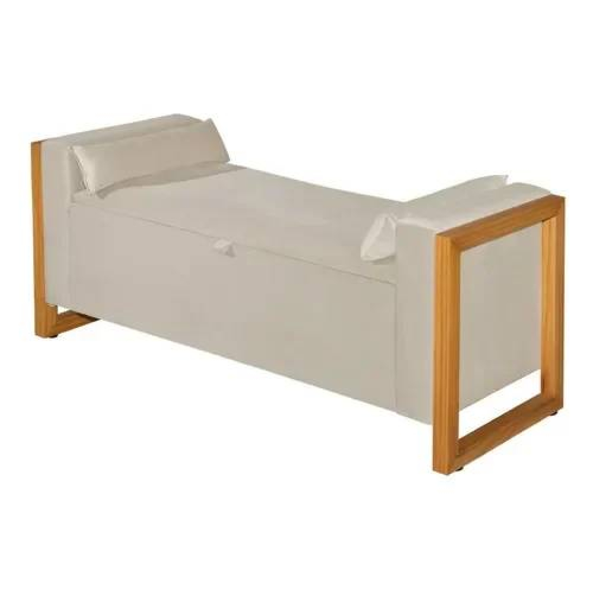 Recamier Baú Imperial Queen 150cm - Bege