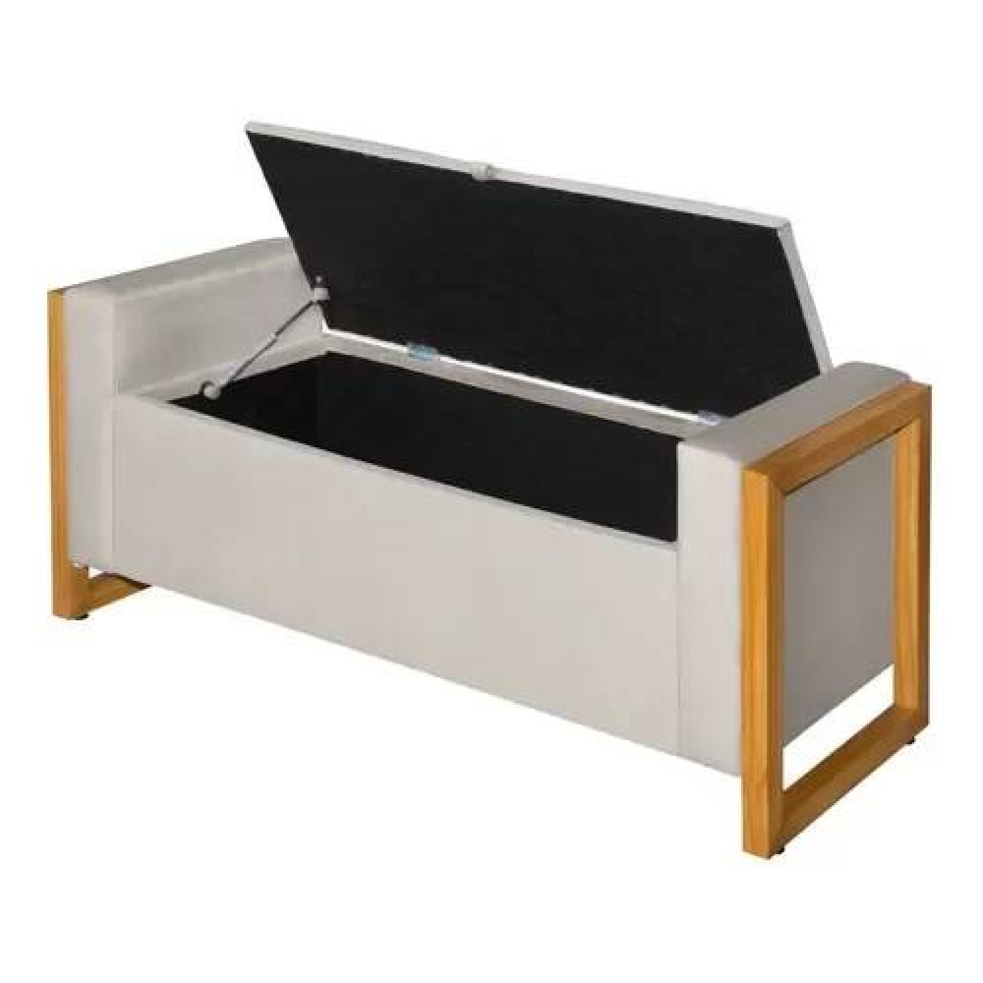 Recamier Baú Imperial Queen 150cm - Bege