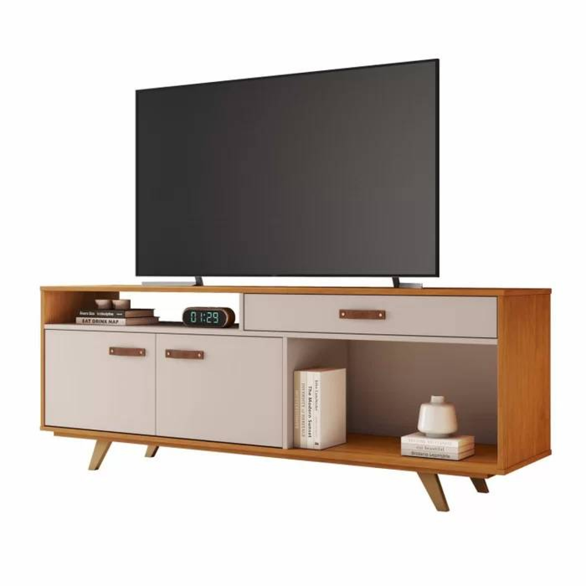 Rack Impar para TV até 65'' - Cinamomo/Off White