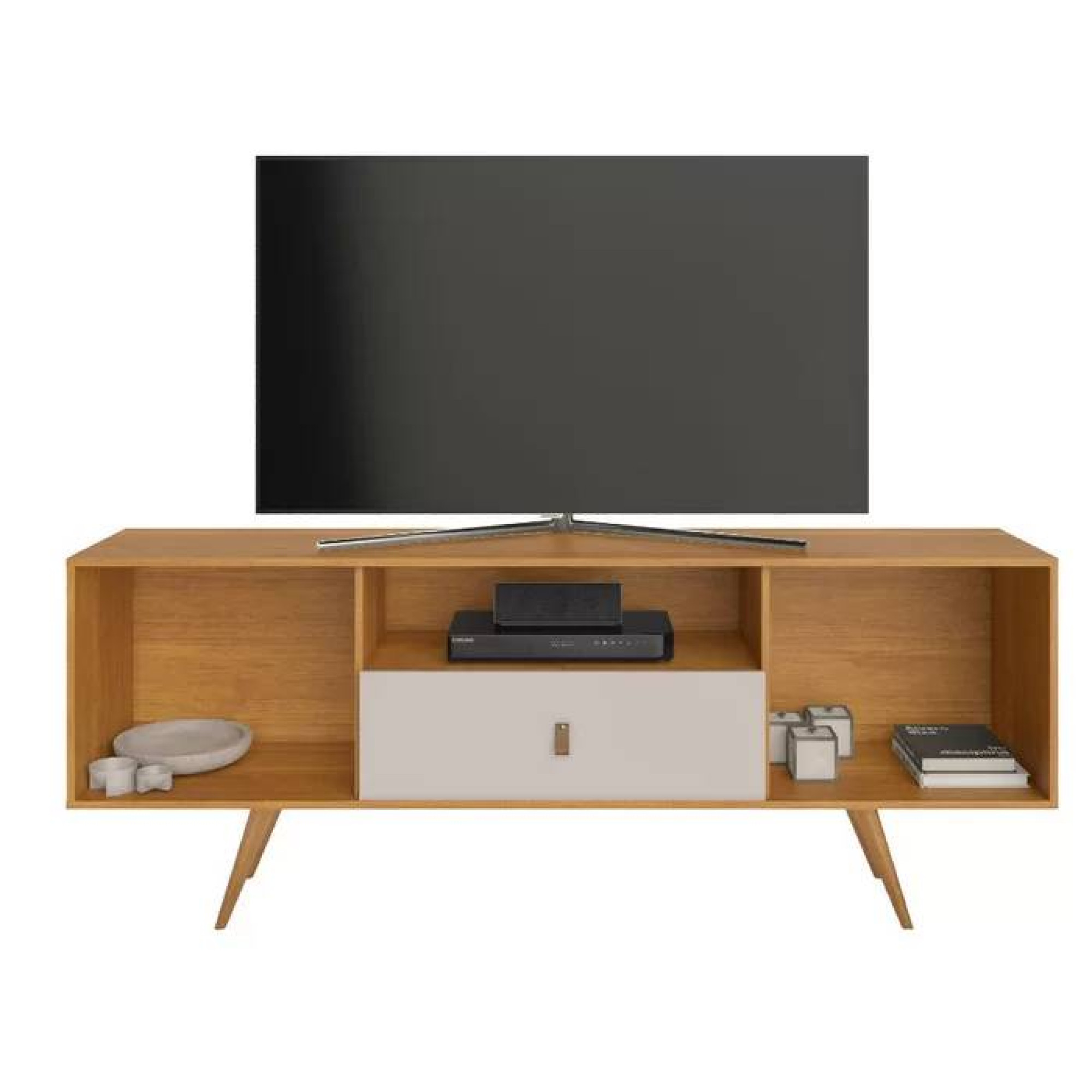 Rack Sublime para TV até 70'' - Cinamomo/Off White