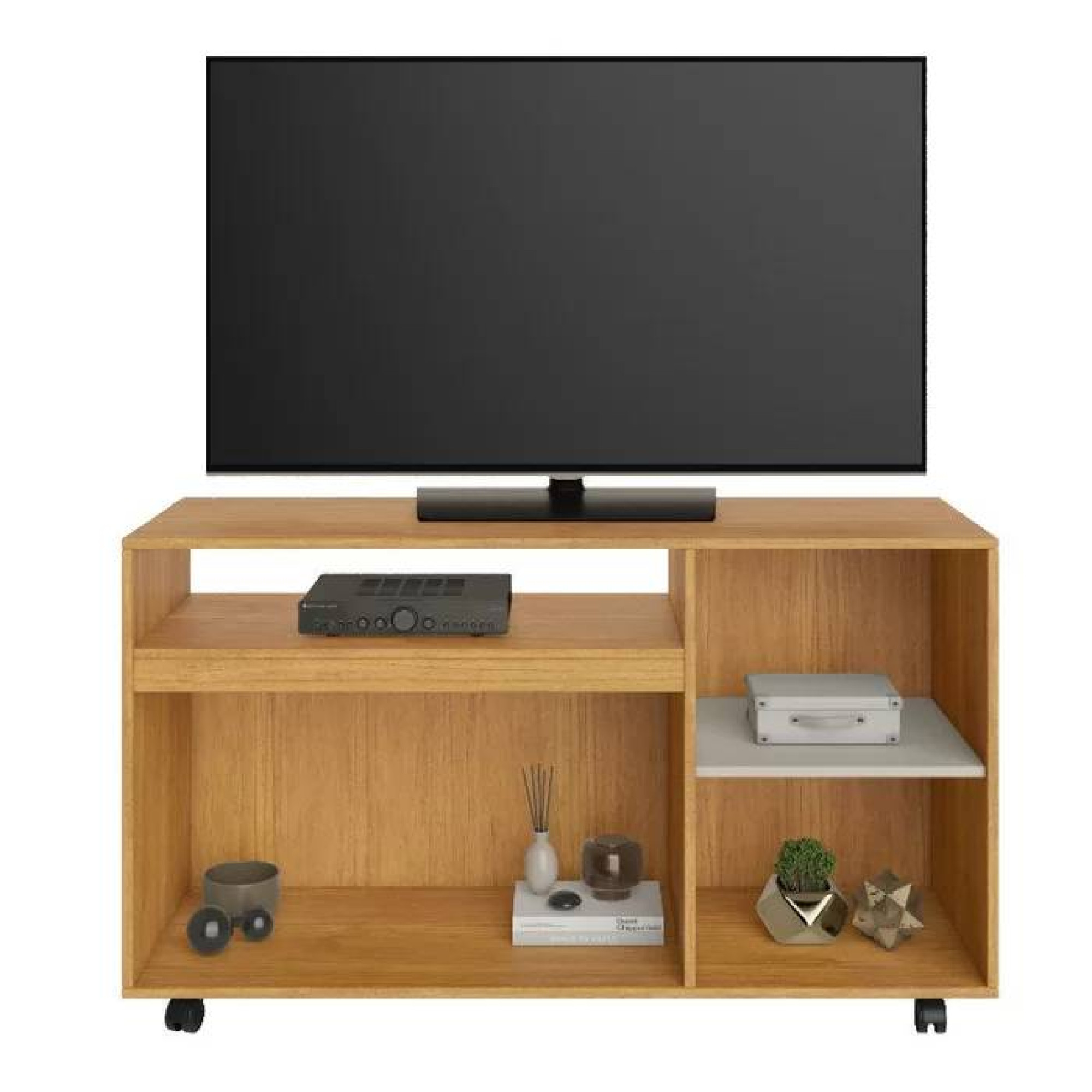 Rack Seleto para TV até 49'' - Cinamomo/Off White